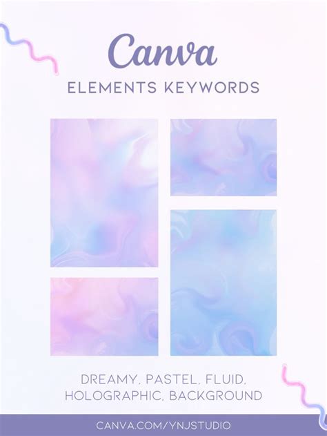 Canva Elements Keywords Soft Color Abstract Fluid Background