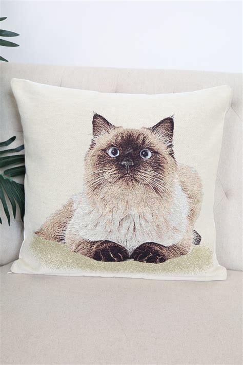 Pagalvės Užvalkalas Birmos Katė Textileidealt