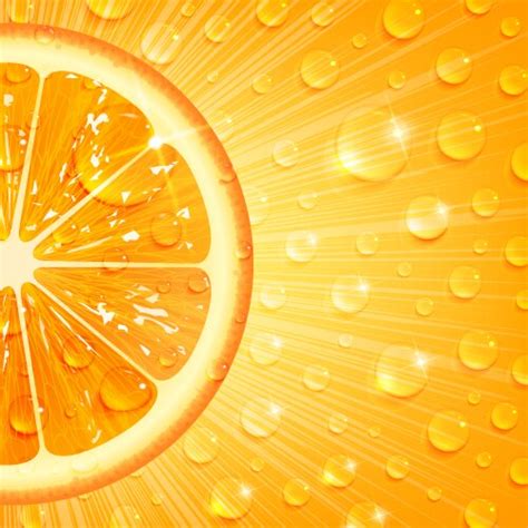 Orange Splash Background