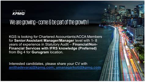 Sparsh Soni On Linkedin Kpmg Is Hiring