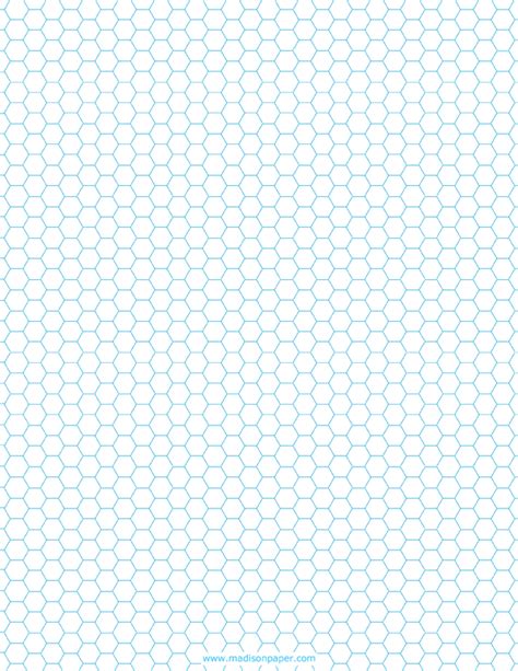 Printable Hex Grid For Mapping