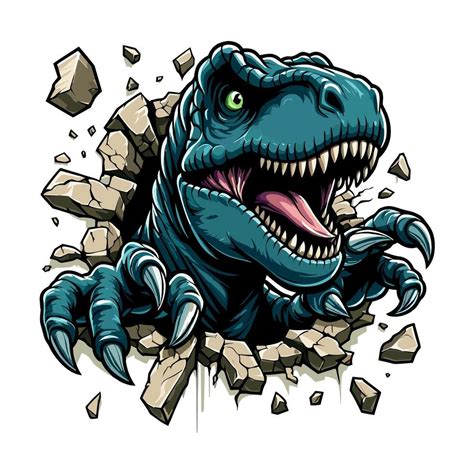 T Rex Roar Out Printable Illustration 47448759 Vector Art At Vecteezy