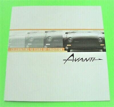 2003 The New Avanti Color Catalog Brochure Convertible Coupe Xuv