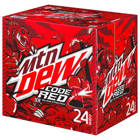 Mountain Dew Code Red Can