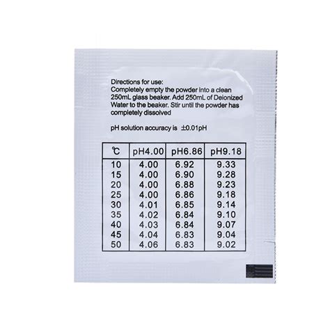 Ph Test Meter Measure Calibration Solution Ph Buffer Powder 4016869