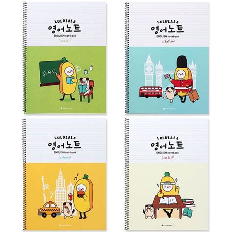 룰루랄라 초등 영어노트 세트 디자인문구 노트 10권 믿고 사는 즐거움 Ssgcom