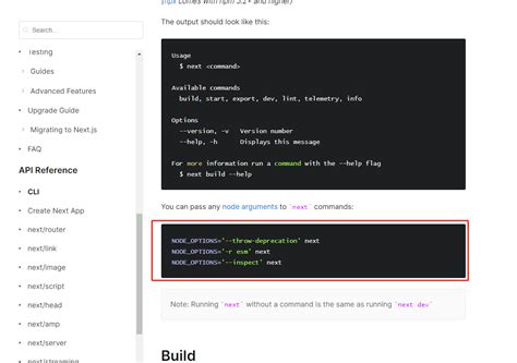 Docs Https Nextjs Org Docs Api Reference Cli Issue Vercel Next Js GitHub