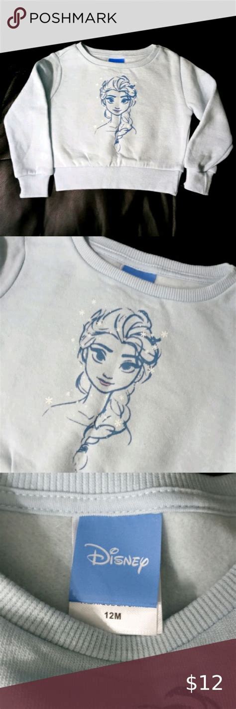 Disney Blue Elsa Pullover Fleece Sweatshirt Wt1 Sweatshirt Fleece