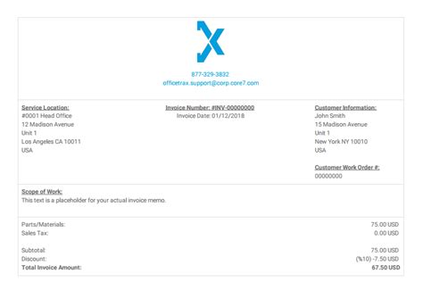 Default Invoice Template