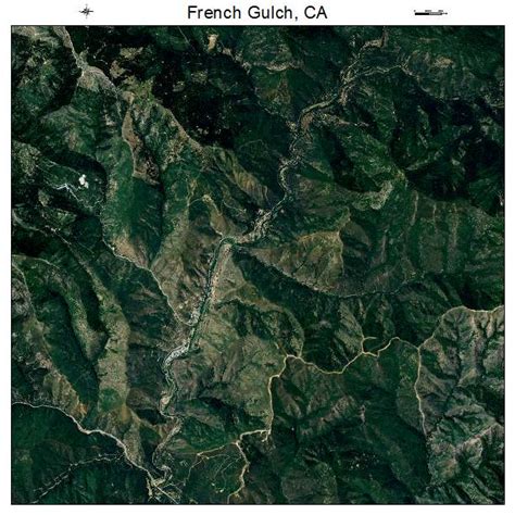 Aerial Photography Map Of French Gulch Ca California