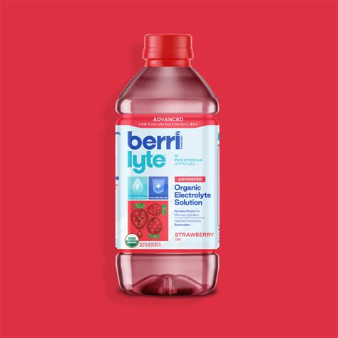 Organic Berri Lyte Electrolyte Solution Natural Electrolytes Drink