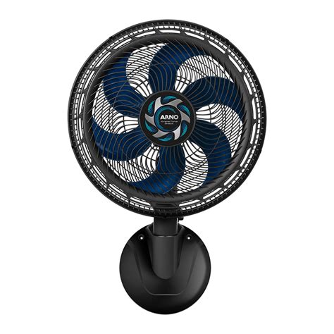Ventilador Arno De Parede Xtreme Force Breeze 40cm 3 Velocidades Preto E Azul Vb4p 220v