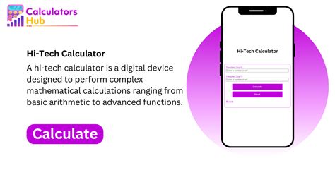 Hi Tech Calculator Online