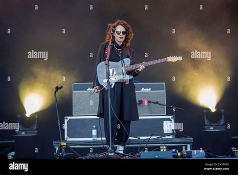 English Singer Songwriter And Guitarist Anna Calvi Performing Live At