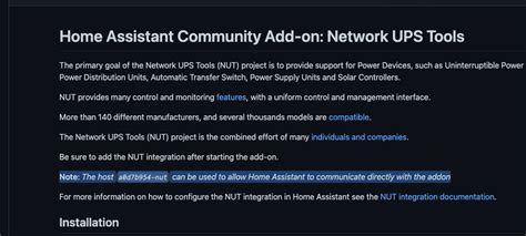 Failed To Connect · Issue 234 · Hassio Addonsaddon Nut · Github