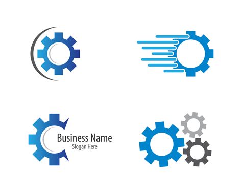Gear Machinery Logo Icon Set 962689 Vector Art At Vecteezy