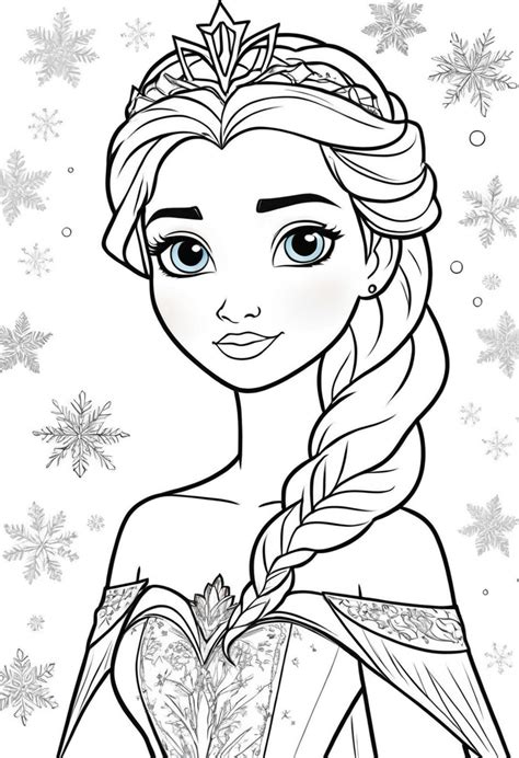 Elsa Boyama Elsa Coloring Pages Disney Princess Coloring Pages
