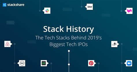 Stack History A Timeline Of The Top 2019 Unicorn Ipos Tech Stack