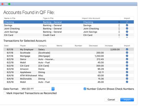 load csv to quicken crazyvast