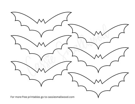 Large Bat Templates For Halloween Bat Stencil Large Small Halloween