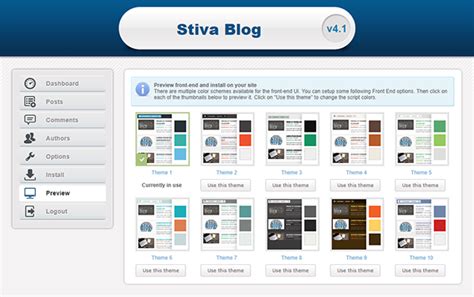 Stiva Php Blog Script For Bloggin Platform Inkthemes