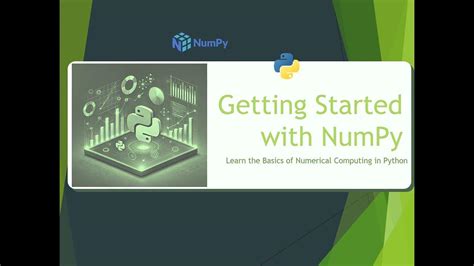 Numpy Basics Presentation Youtube