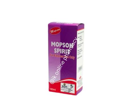 Mopson Surgical Spirit Ik Online Stores