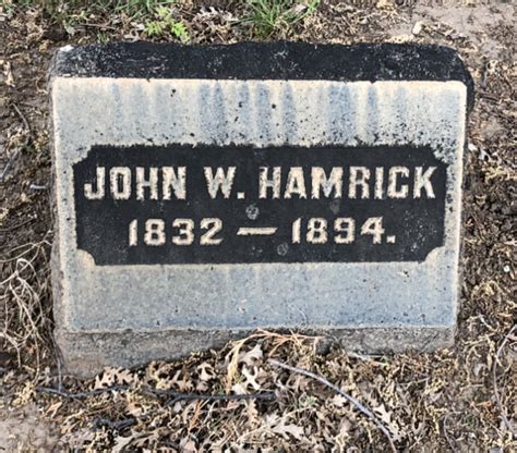 John William Hamrick 1832 1894 Memorial Find A Grave