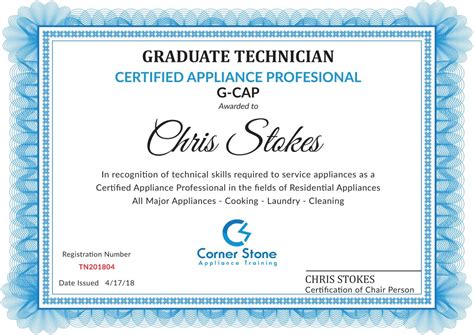 Computer Repair Experience Certificate At Alica Morgan Blog