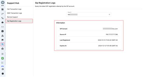 Sip Registration Logs Oss Bss
