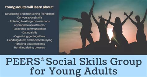 Peers Group Program For Young Adults Improving Social Skills