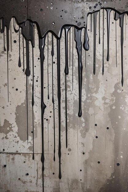 Premium Photo Grunge Texture With Drips