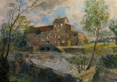 Eustace Nash A Mill On The Ouse Signed British Oil Royal Academy Artist 20th Century For