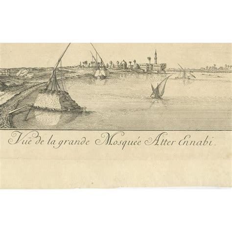 After Tuscher View Of The Great Mosque Atter Ennabi Egypt Copper