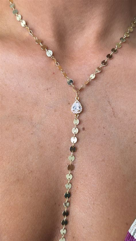 Treasure Jewels Golden Glow Lariat Everyday Chic Boutique