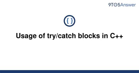 can we use try catch in unit test at samuel massey blog