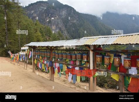 The Hike To The Tigers Nest Monastery Also Known As The Taktsang