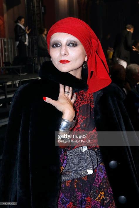 Catherine Baba Attends The Lanvin Show As Part Of The Paris Fashion