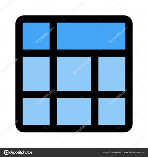 Square Cell Block Horizontal Layout Design Stock Vector By ©get4net 545344486