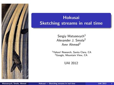 Hokusai Sketching Streams In Real Time Ppt