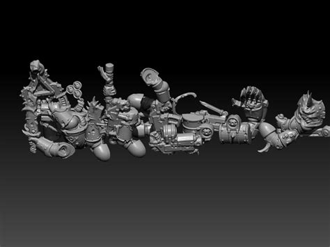 Stl File Plague Marines Weapons 🔫・model To Download And 3d Print・cults