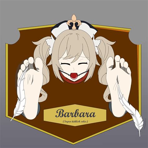 Ych Foot Trophy Base Barbara Tickle Gag By Koma Sensei On Deviantart