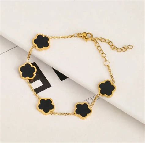 Parure De Bijoux Cleef Collier Trèfle Collier Van Cleef Etsy France