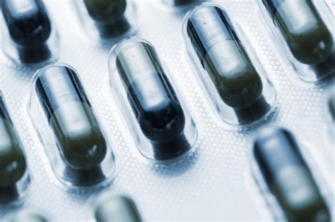 Comprimidos Comprimidos Gripe Em Uma Embalagem Blister Antibiótico