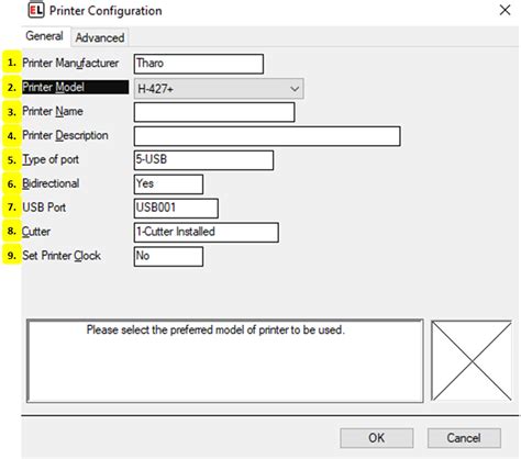 Printer Configuration — Easylabel 700 Documentation