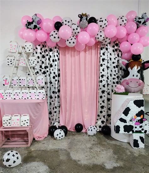 Decoración De Vaca Lola Decoración De Vaca Fiestas De Cumpleaños De
