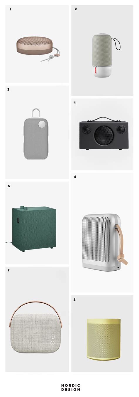 8 Stylish And Compact Wireless Speakers With A Nordic Look And Feel For A Summer Full Of Music
