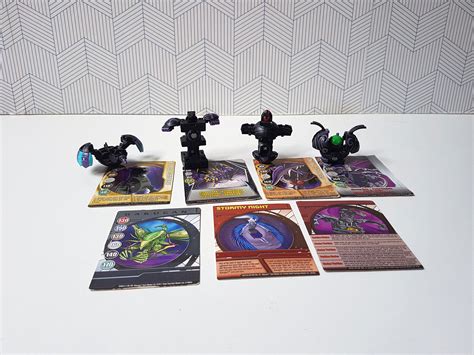 Spinmaster Bakugan Brawler Clayf Piercian Trap Wired And Elico Darkus