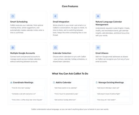 Calbot Ai Assistant That Handles Your Calendar All From Your Email Product Hunt