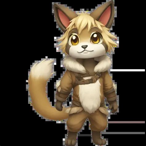 Kemono Style Chibi Anthro Fur Sona Fakémon Clothing Full Body Emoji